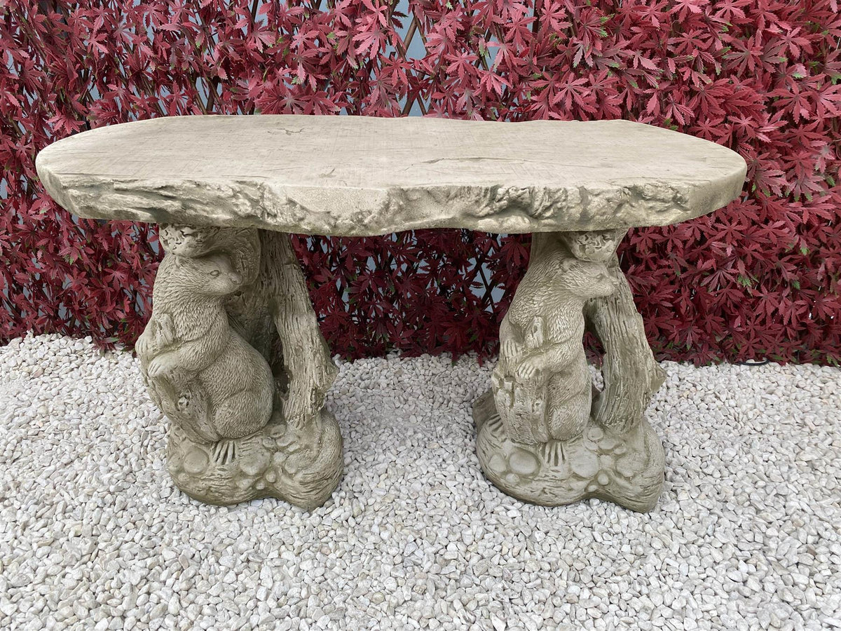 Melmar Stone Otter Bench — Adore Your Garden