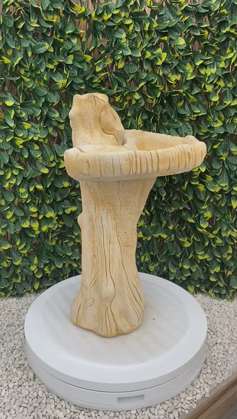 Melmar Stone Nuthatch Birdbath — Adore Your Garden